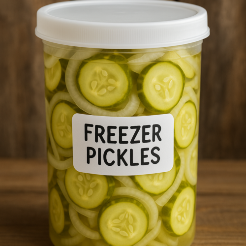 🥒 Amish Freezer Pickles Recipe (Perfect for Cucumber Harvest Season ...